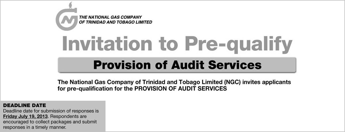 Invitation to Pre-qualify: Provision of Audit Services - NGC | NGC