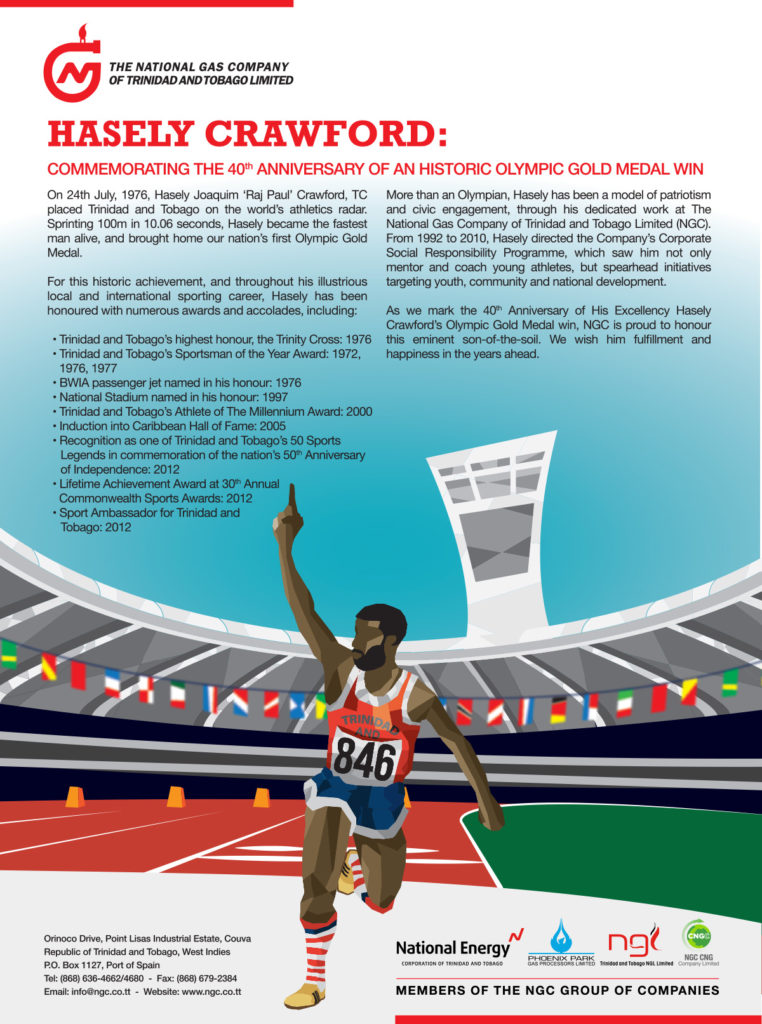 Hasely Crawford - 40th Anniversary of Olympic Gold - NGC | NGC