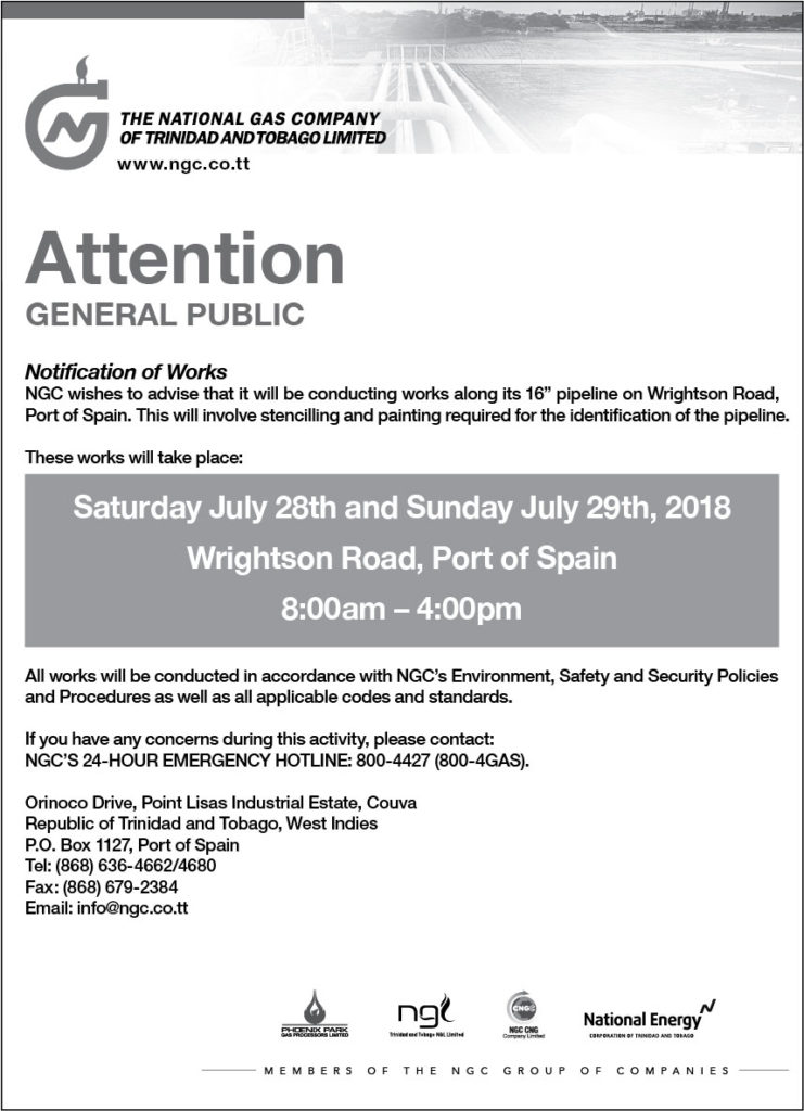 Attn: General Public - Notification of Works - NGC | NGC